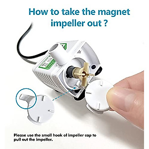 ORSDA Pet Water Fountain Replacement Water Pump - Compatible with All ORSDA Stainless Steel Dog and Cat Water Fountain… (Pump)