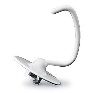 K45DH Dough Hook Replacement for KitchenAid Mixers - Compatible with K45, K45SS, KSM90, KSM110, KSM150 Tilt-Head Stand Mixers, 4.5-5 Quart Bowls - Coated C-Shaped Hook for Kneading Yeast Doughs