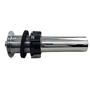 1 1/4" Plastic Sink Drain for RV Bathroom Hand Sink Chrome Color