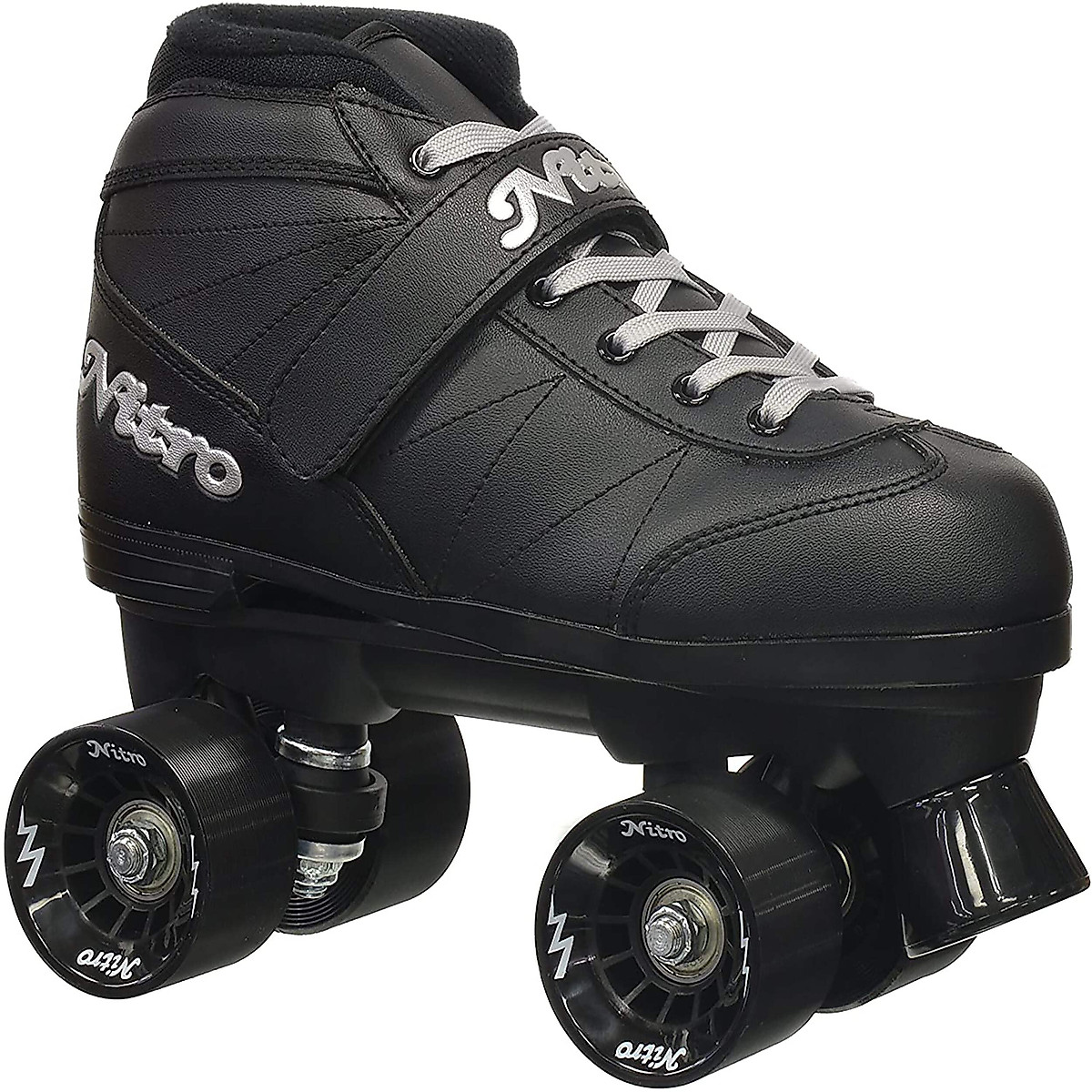 Epic Skates Super Nitro Indoor/Outdoor Quad Speed Roller Skates, Adult 6