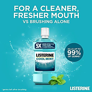 Listerine Mouthwash, Cool Mint, 250ml