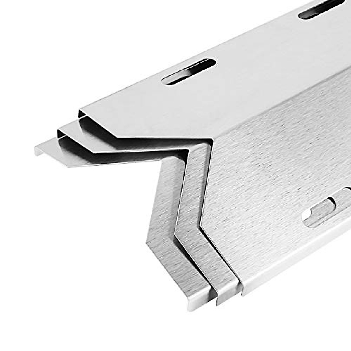 Uniflasy Replacement Parts for Charmglow Home Depot 3 Burner 720-0230, 720-0036-HD-05, Sterling Forge 720-0016 Gas Grills, Stainless Steel Grill Burner Tube, Heat Plates Tent Shield, Burner Cover