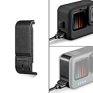 Accessories Kit Compatible with GoPro Hero11/10/9 Black Silicone Sleeve Protective Case Tempered Glass Screen Protector Battery Cover for GoPro Hero 11/10/9