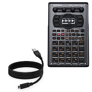 BoxWave Cable Compatible with Roland SP-404 MKII - DirectSync - USB 3.0 A to USB 3.1 Type C, USB C Charge and Sync Cable for Roland SP-404 MKII - 6ft - Black