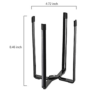 Mukkuri Kitchen Stand Holder, Plastic Bag Drying Rack, Multifunctional Countertop Cups Bottles Drying Rack for Plastic Bags, Bottles and Cups, Shelf Trash Bag