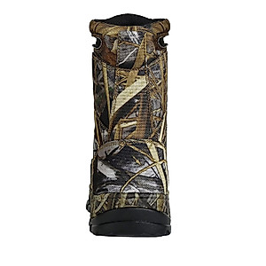 R RUNFUN Men's Waterproof Hunting Boots Camo Hiking Boot Insulated Military Tactical Work Boot, 10" Breathable Non-slip Outdoor Boot, 600g Insulation(RF013-10W, Size11)