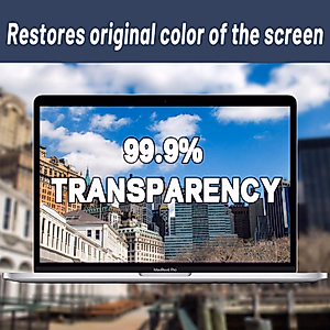 UUONDO Tempered Glass Screen Protector for MacBook Pro 13 M2 M1 (2022-2016)/MacBook Air 13 M1 (2021-2018 A2337 A2179 A1932) /MacBook Pro 13 A2289 A2251 A2159 A1706 A1708