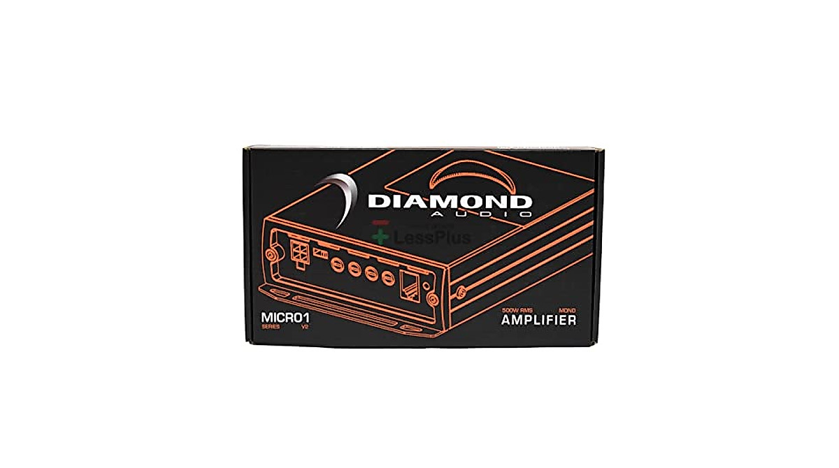 Diamond Audio MICRO1V2 500W Monoblock Amplifier for Motorcycle Audio
