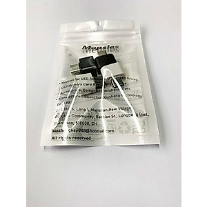 USB C to USB Adapter 4 Pack, USB Female to USB C Male OTG Adapter, USB C Adapter Compatible with MacBook Pro, Samsung Galaxy, Type-C Phones, Laptops, Tablets and More (2 Black and 2 White)