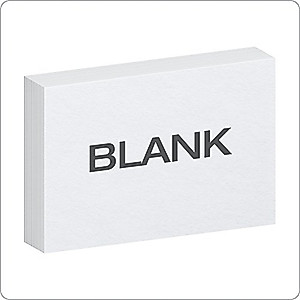 Oxford Blank Index Cards, 4" x 6", White, 300 pack (10002EE)