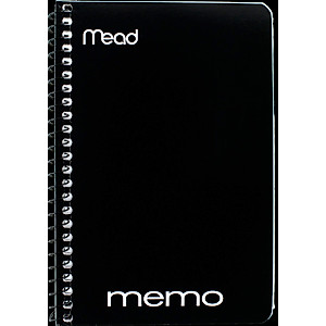 Mead Small Spiral , Lined College Ruled Paper, Pocket Notebook, Memo Pads for Home Office Accessories, School Mini Note Pads, 60 Sheets, 5" x 3", Assorted Colors, 8 Pack (73605)