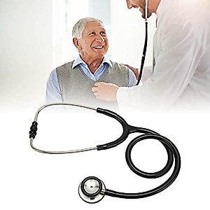 Stethoscope, Fetal Heart Stethoscope Amplifies Sounds Clear Transmission Stainless Steel for Clinic for Nurses