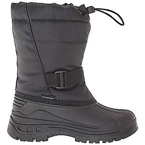 Arctix Kids Powder Winter Boot, Black, 12 Little Kid