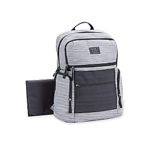 Eddie Bauer East Sound Diaper Backpack, Grey