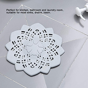 Kitchen Sink Strainer Sewer Anti Blocking Hair Catcher Bath Shower Drain Filter Cover Stopper Strainer Stopper with Suction Cups