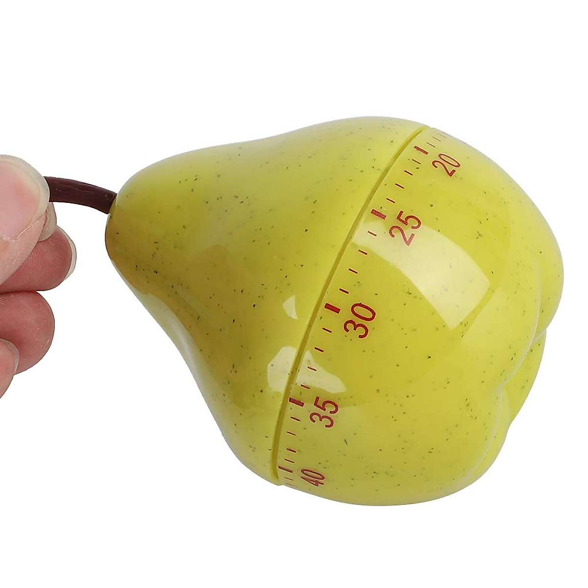 Cute Timers, 2pcs Kitchen Timers for Cooking, 60minutes Mechanical Cooking Timer Mini Pear Fruit Shape Kitchen Timer Cartoon Reminder Alarm Clock Time Manager for Learning Baking Exercise