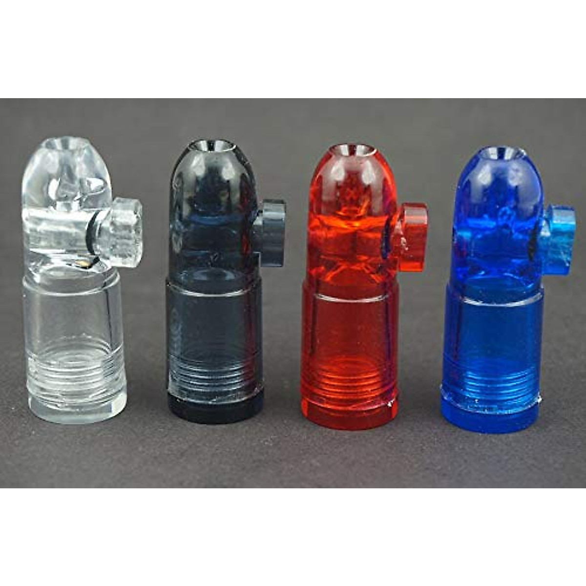 Tool Parts Acrylic Glass Snuff Bullet Rocket Snuff Sniffer Bottles