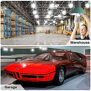 DJDTDTY Amazon High Brightness LED Light Bulb 2 Pack 30W-300W/LED Corn Bulb, 30 watt LED Corn Bulb, E26 Base, 5000K LED Bulb, Suitable for Garage Warehouse Workshop barn, Home Essential, etc. (30W)