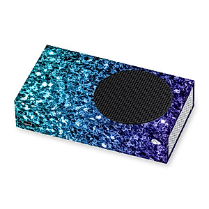 Head Case Designs Officially Licensed PLdesign Aqua Blue Art Mix Matte Vinyl Sticker Gaming Skin Case Cover Compatible with Xbox Series S Console