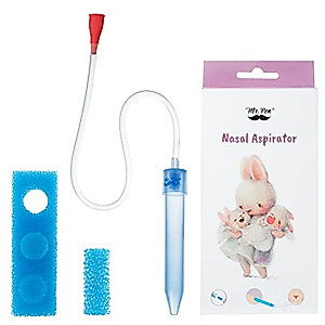 Baby Nasal Aspirator with 3 Extra Hygiene Filters, Baby Nose Aspirator, Booger Remover, Baby Nose Cleaner, Nasal Aspirator for Baby