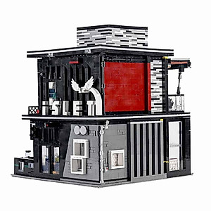 General Jim's Pub and Restaurant City Modular Building Blocks Toy Bricks Set Two Level Amazingly Detailed Building Bricks MOC Toy Set - for Teens and Adults