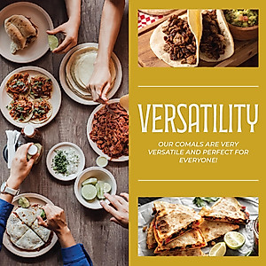 CONCORD Stainless Steel 8 Piece 22" Comal Cookware Set. Comales Discada Set