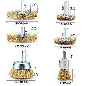 GrillBit BBQ Drill Brush for Grill Cleaning. Drill Cleaning BBQ Wire Brush. 7 Piece Set. Clean & Restore Your Grill Fast & Easy. Brass Coated Wire Brushes. Super Effective. Not Plastic. Not Meltable.