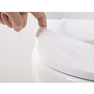 Disposable Toilet Seat Covers 10 Packs Perfect for Adults, seniors and kids Potty Training, travel, public toilets and house guests use (10 Packs)