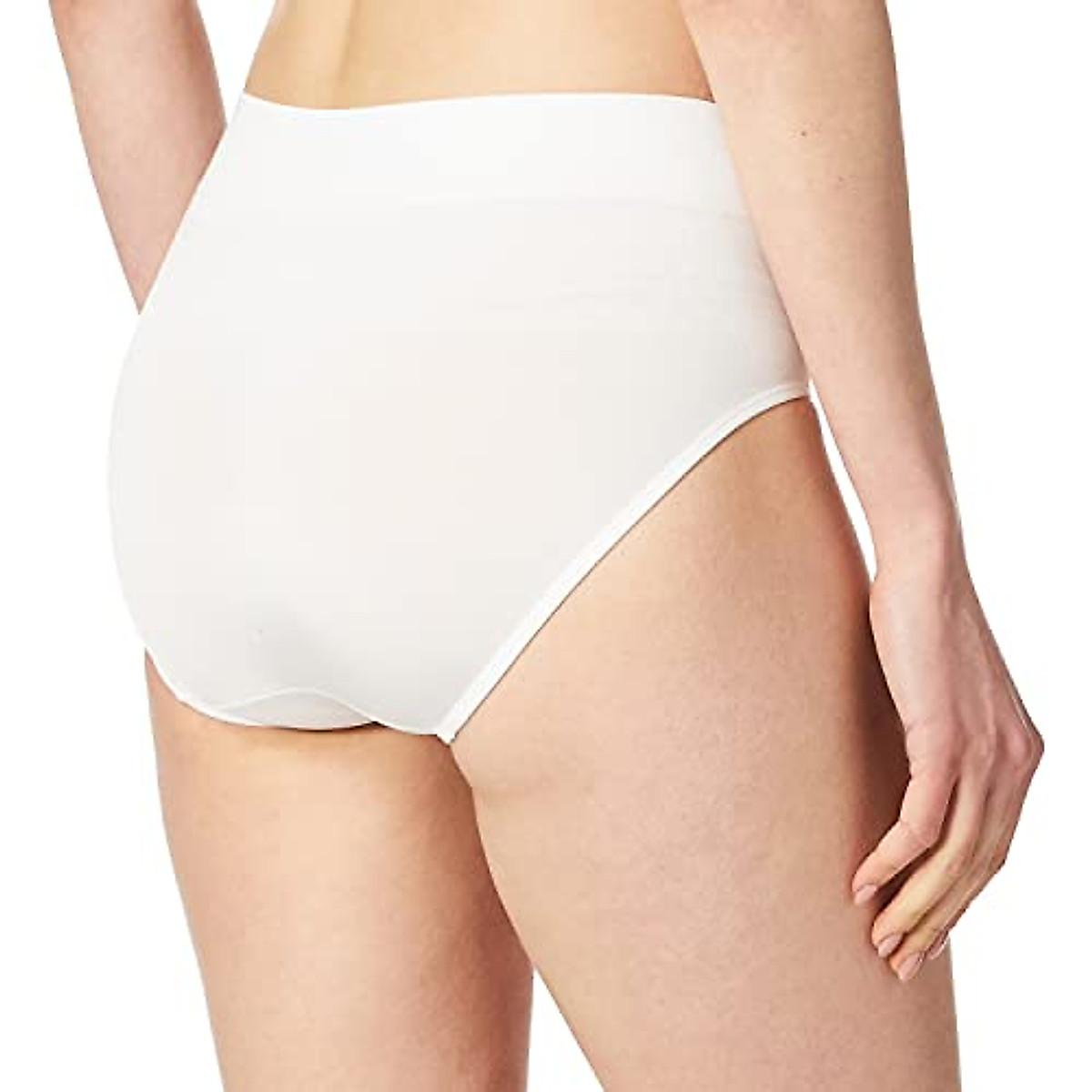 Warner's Women's No Pinching No Problems Dig-Free Comfort Waist Smooth and Seamless Hipster RU0501P, White, X-Large