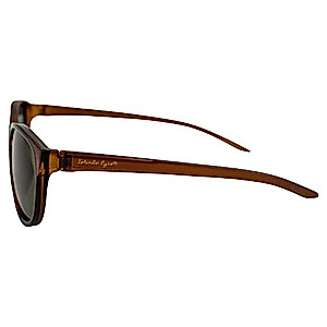 Islander Eyes Gili Polarized Sunglasses Retro Style Brown Frame w/Grey Lens