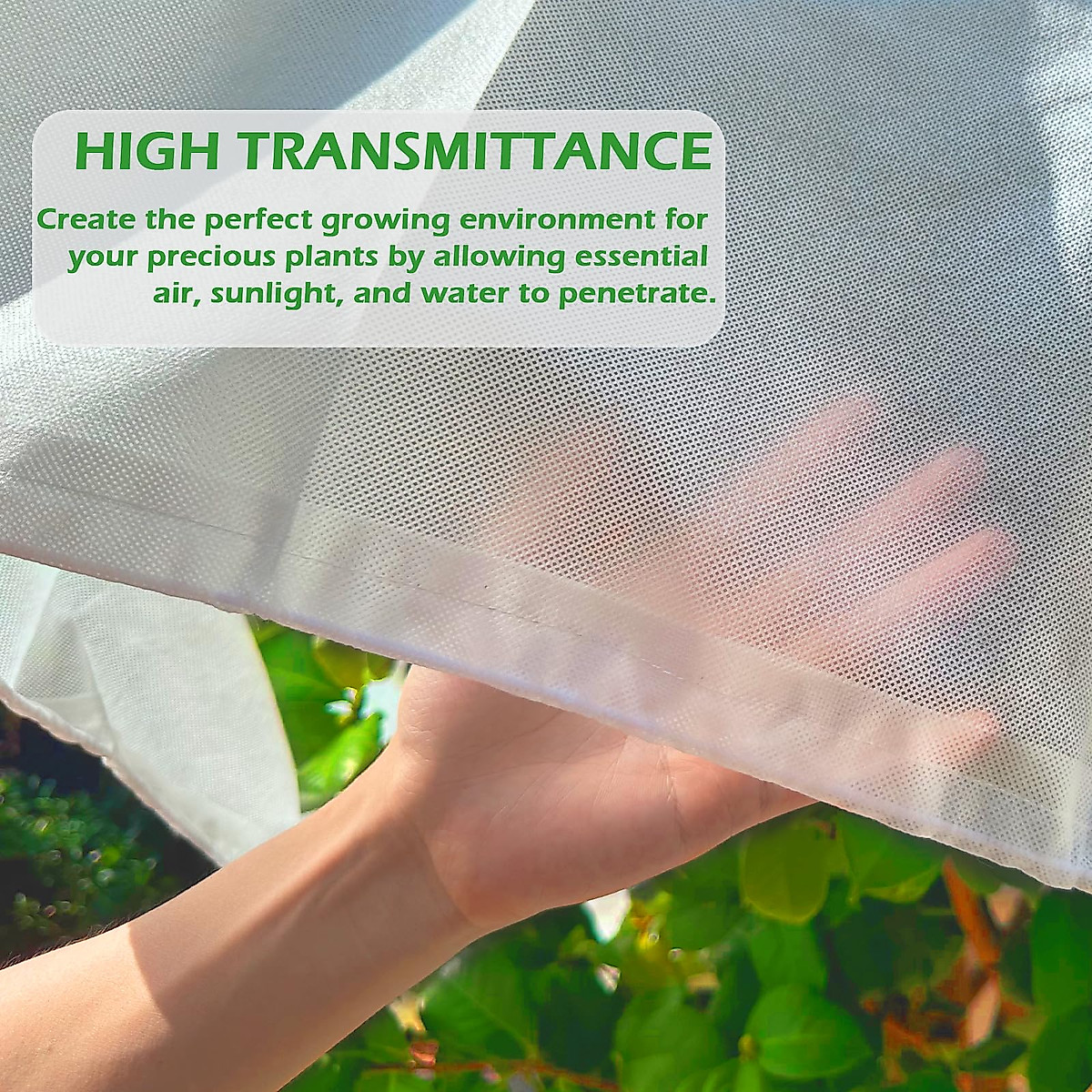 6 Pack Plant Covers Frost Protection Bag Winter Drawstring Plant Covers ...