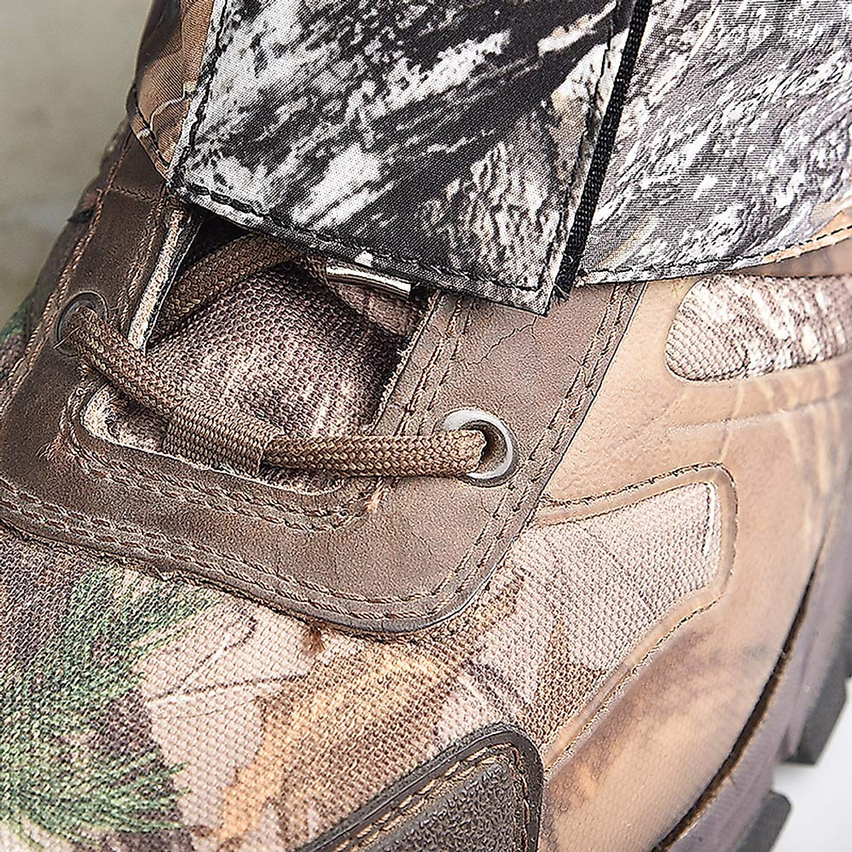 Outdoor Camo Leg Gaiters Waterproof Boots Cover for Hiking, Walking, Hunting (M)