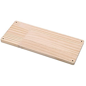 GloryMM Wooden Wall Hanging Shelves Plant Hangers Shelf Vintage Display Planter Rack Hanging Storage Shelf Pot Holder,S