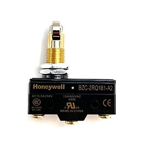SMZ 1pc New Honeywell Micro Switch BZ-2RQ18-A2, Push Button Actuator, Manual Operation, Black