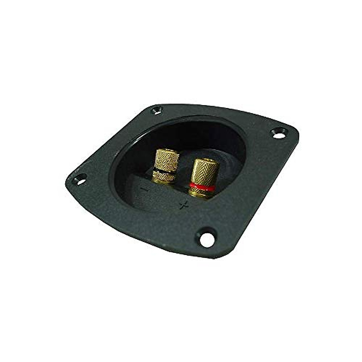 ASC Sub Box 2 5/8" Diameter Subwoofer Enclosure Positive & Negative Terminal Cup