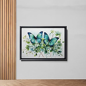 Abstract Painting Buy Canvas Wall Art, Butterfly Painting Art, Butterfly canvas, bedroom Butterfly wall art,Watercolor abstract Butterfly canvas painting