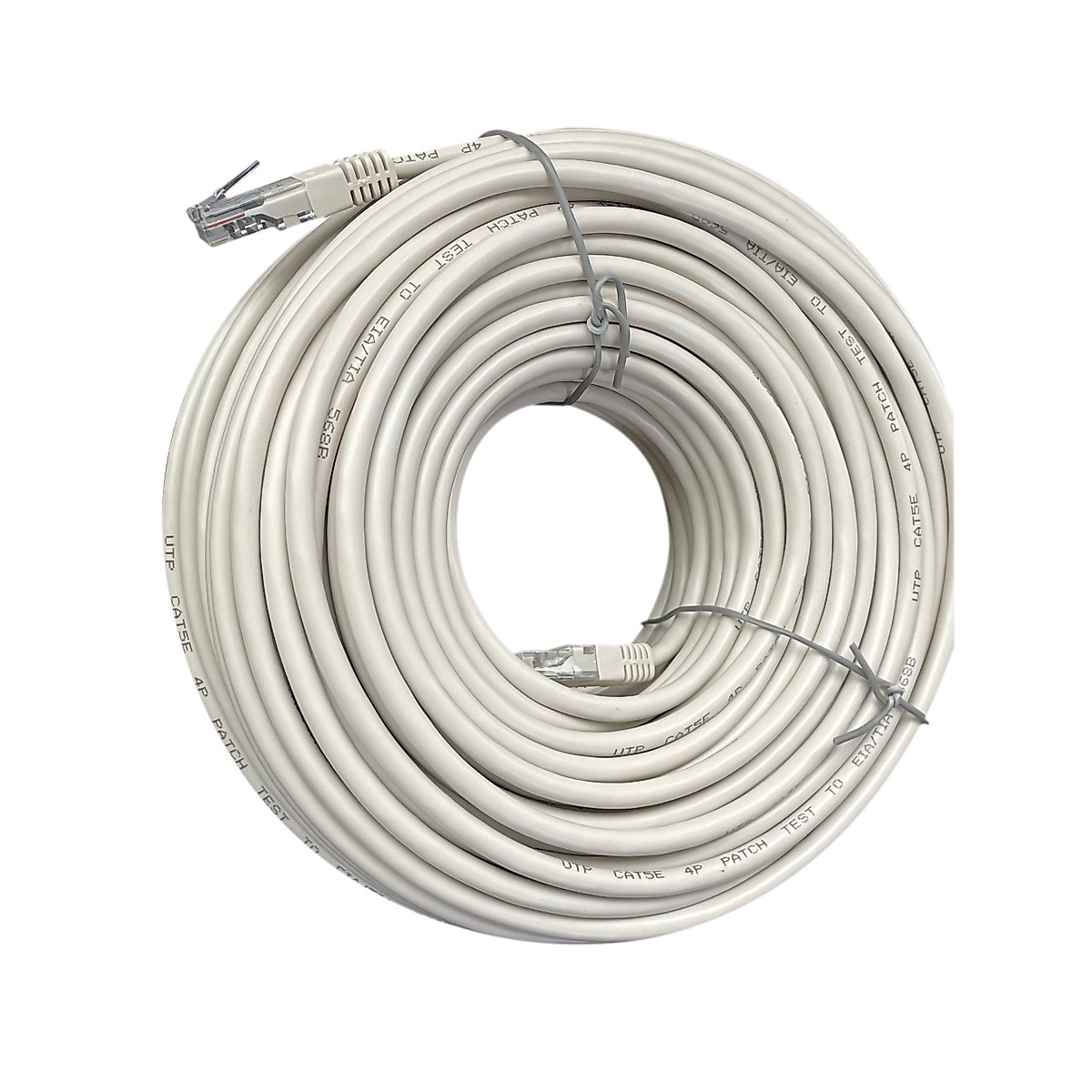 ONWOTE 100ft Cat5 Network Ethernet Cable, Electric Wire to Connect PoE Camera to PoE NVR Recorder or PoE Switch