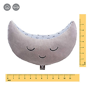 BENBAT Baby Travel Cushion, Children's Neck Cushion, Car Travel Pillow, Infant Head Support Pillow, Children's Cushion (4 Years), Gray