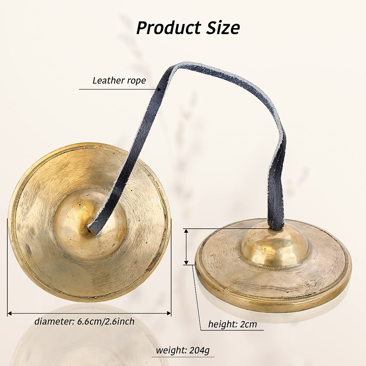 ZenBless Tibetan Tingsha Cymbals, with Storage Box and Fabric Case, Meditation Brass Chime Bells, Low and Mellow Voice for Spiritual Healing Mindfulness, Yoga Buddhist, Relaxation Musical Instruments