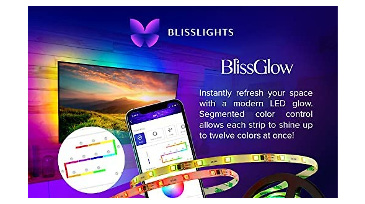 BlissLights Sky Lite 2.0 & BlissGlow Bundle - Smart App Control