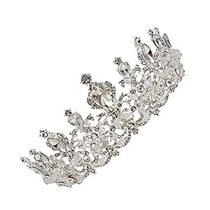 STAHAD Rhinestone Crown Stocking Stuffer Hair Gifts De Alloy Baroque Crystal Headband Tiara Wedding Headpiece Pageant Tiara Party Accessory Rhinestones Wedding Tiara Alloy