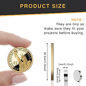 80 Pcs Small Magnets, 5x3mm Small Round Fridge Magnets, Multi-Use Tiny Mini Miniature Magnets Neodymium Disc Magnets for Fridge, Whiteboard, Crafts, Billboard, Office Magnets