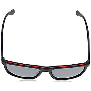 Emporio Armani Sunglasses Black Frame, Light Grey Black Mirror Lenses, 57MM