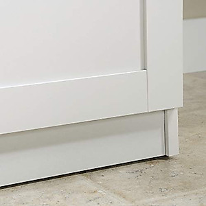 Sauder Large Storage Cabinet, Soft White Finish