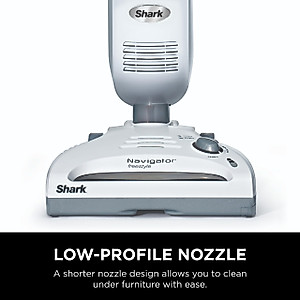 Shark SV1106 Navigator Freestyle Upright Bagless Cordless Stick Vacuum for Carpet, Hard Floor and Pet with XL Dust Cup and 2-Speed Brushroll, White/Grey