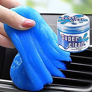 AIMEET Cleaning Gel for Car Detailing Tools Keyboard Cleaner Automotive Dust Air Vent Interior Detail Detailing Putty Universal Dust Cleaner for Auto Laptop Home Car Slime Cleaner, 2 Pack