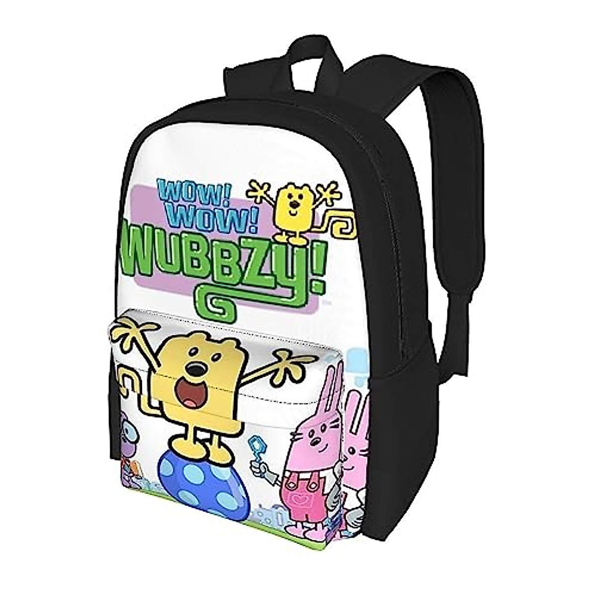 KOVOS Wow! Wow! Anime Wubbzy! Laptop Bag Cartoon Backpack Casual Travel Backpacks Daypack For Men Women