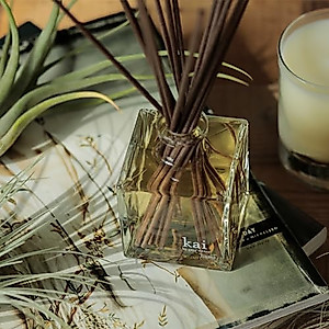 kai Reed Diffuser, 6.75 fl oz., designed to delicately release The delicously, fresh + clean signature kai fragrance into The air, vegan, cruelty free, made in The USA