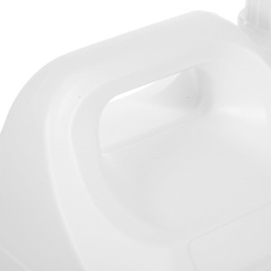 TOPPERFUN 5L HDPE Plastic Jugs Empty Bottle Jug with Airtight Lids Water Container Home and Commercial Use Water Storage Containers for Water, Soaps, Detergents, Liquids White