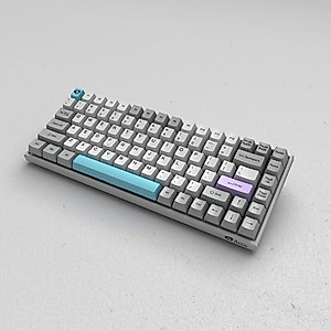 YUNZII AKKO 3084 Silent Wireless Mechanical Keyboard with Bluetooth 5.0, Dye-Sub PBT Keycap Upgraded Mechanical Gaming Keyboard (Akko Pink Switch, 84 Keys)